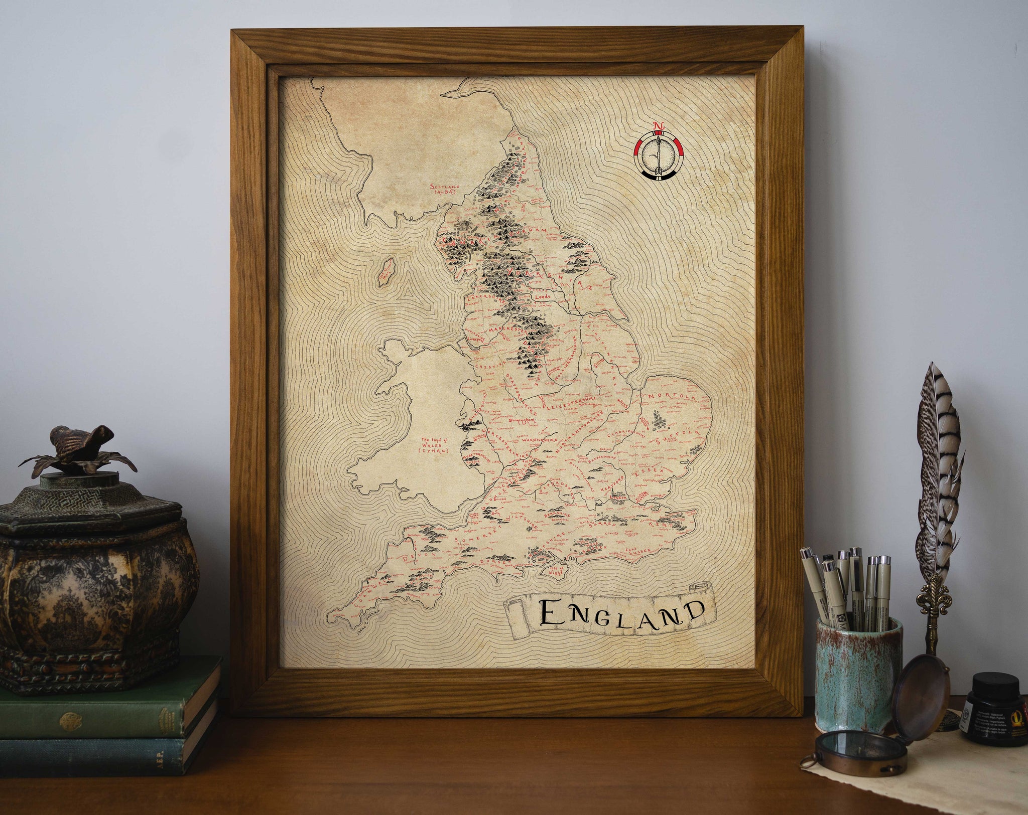 England Map – Lord of Maps