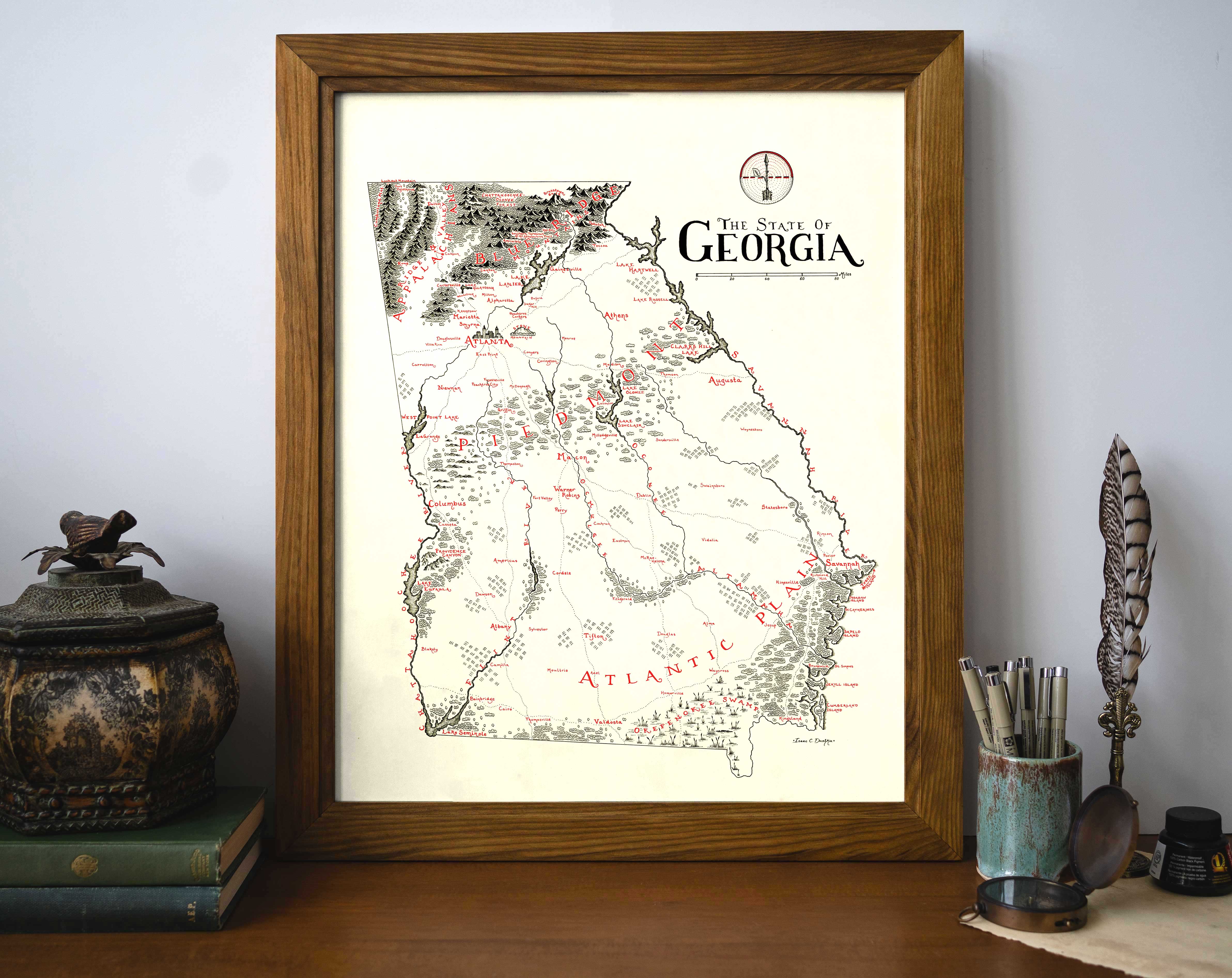 NEW UPDATED Georgia Map – Lord of Maps
