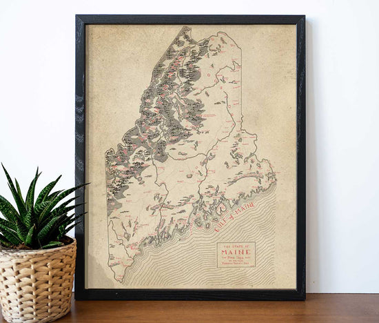 Maine Map – Lord of Maps