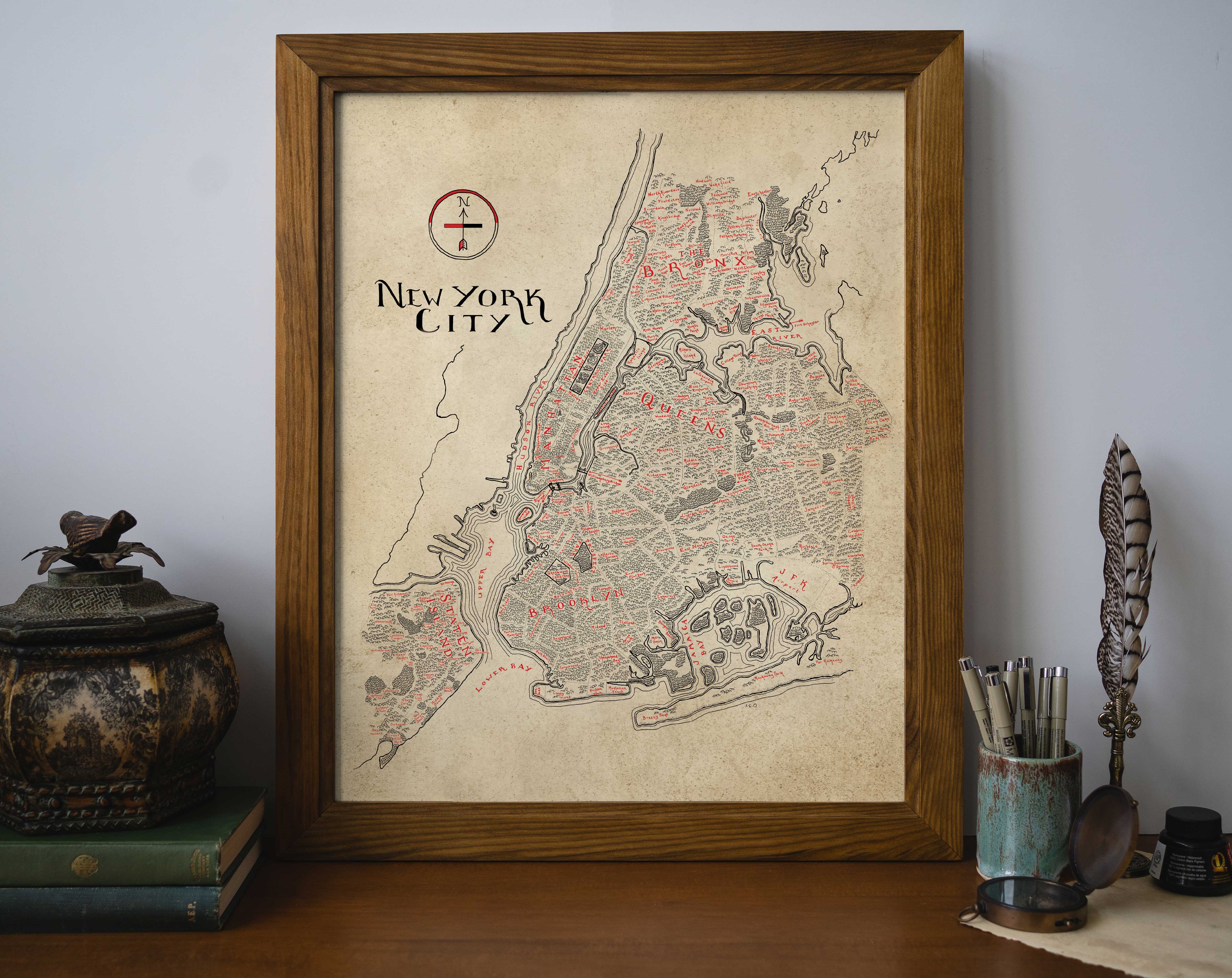New York City Map – Lord of Maps