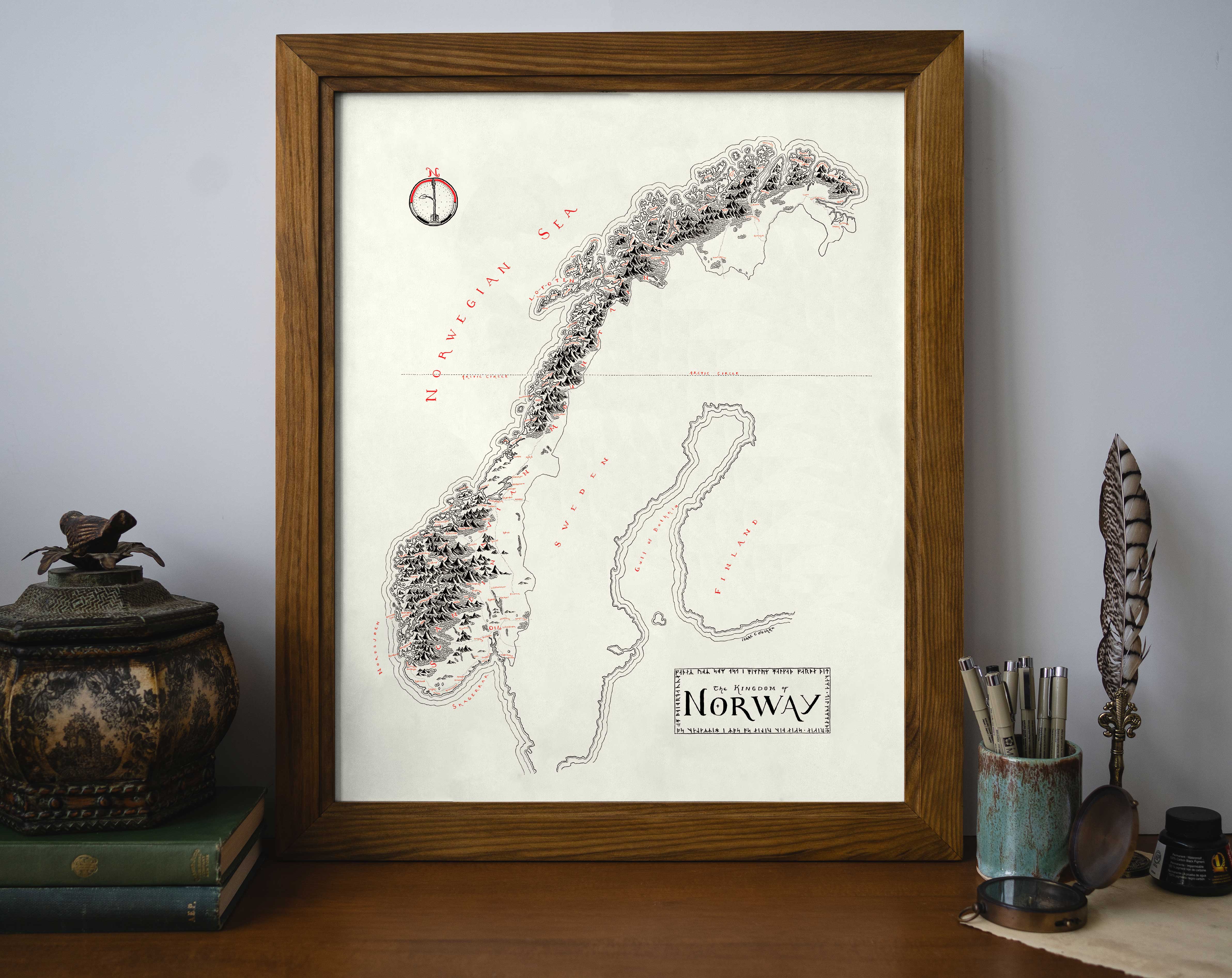 Norway Map – Lord of Maps