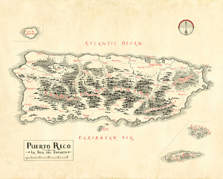 Puerto Rico Map – Lord of Maps
