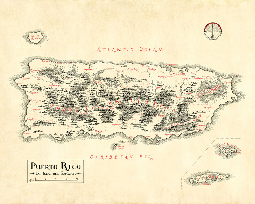 Puerto Rico Map – Lord of Maps