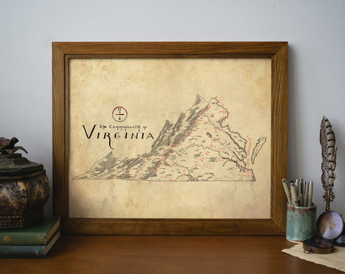 Virginia Map – Lord of Maps