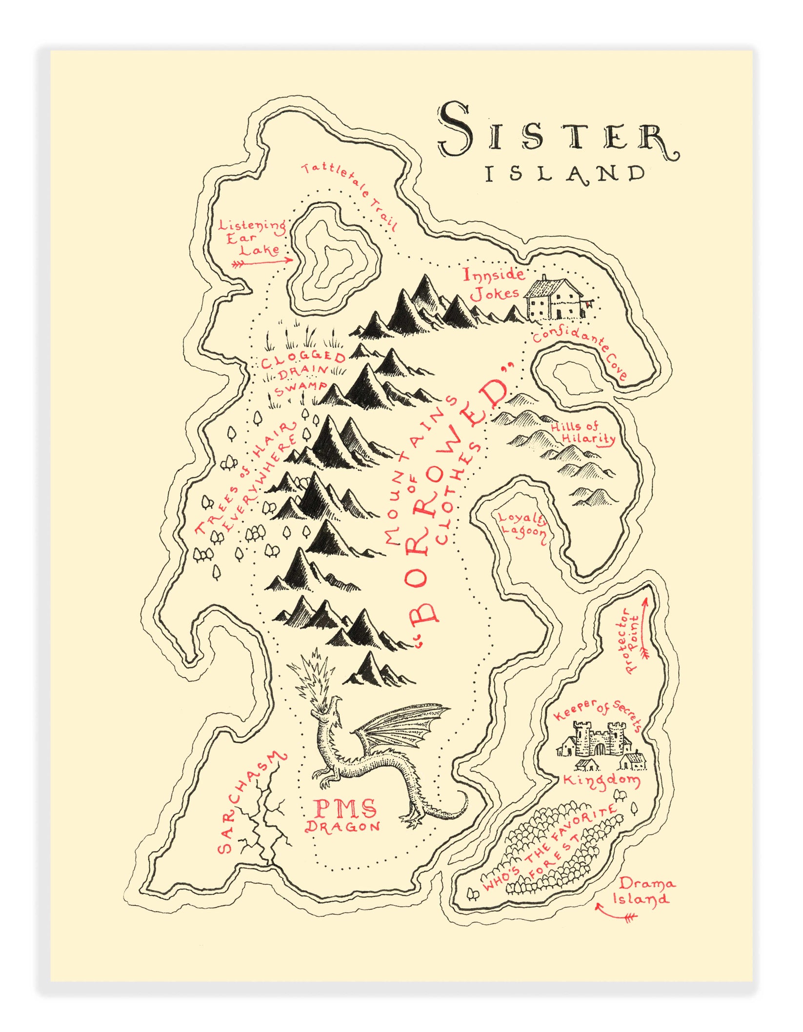 Sister Card "Sister Island" – Lord of Maps