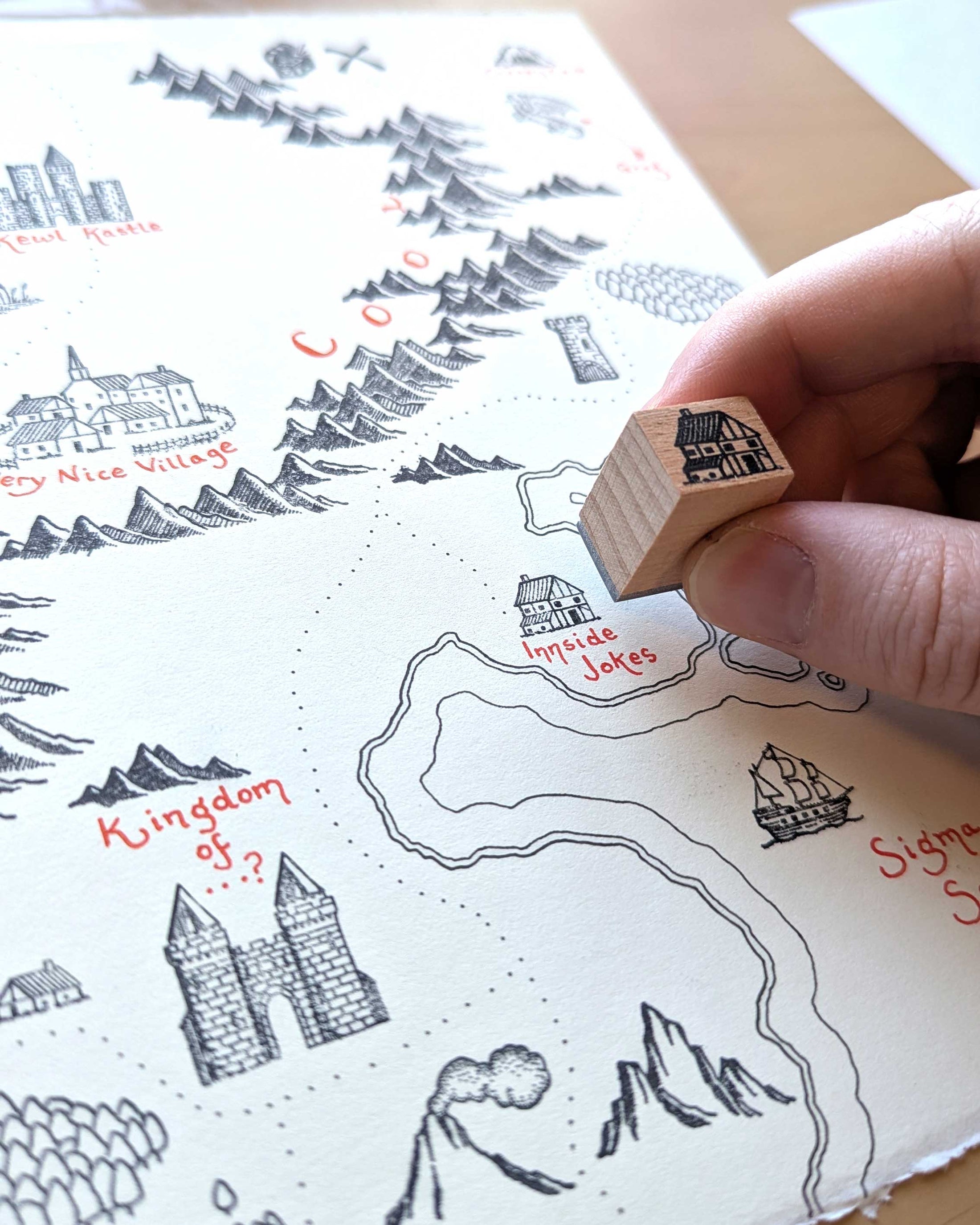 Castle Pack Map Making Stamp Kit (18 Pieces) NEW – Lord of Maps