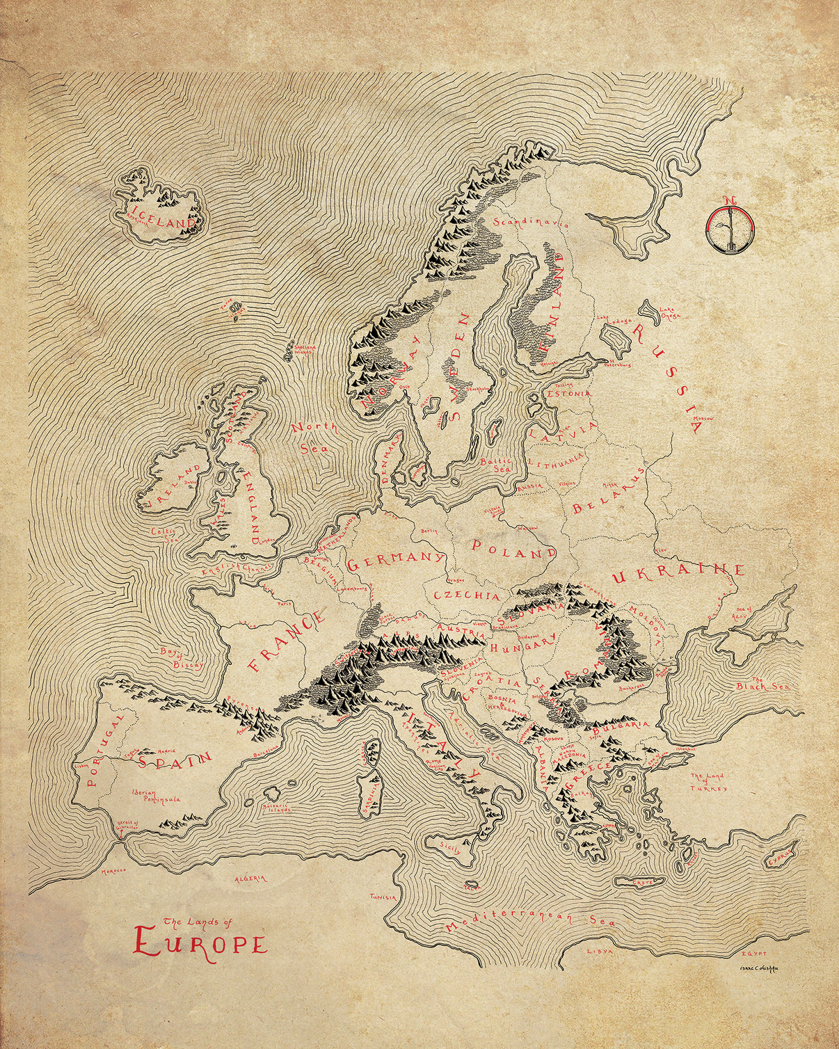 Europe Map – Lord of Maps