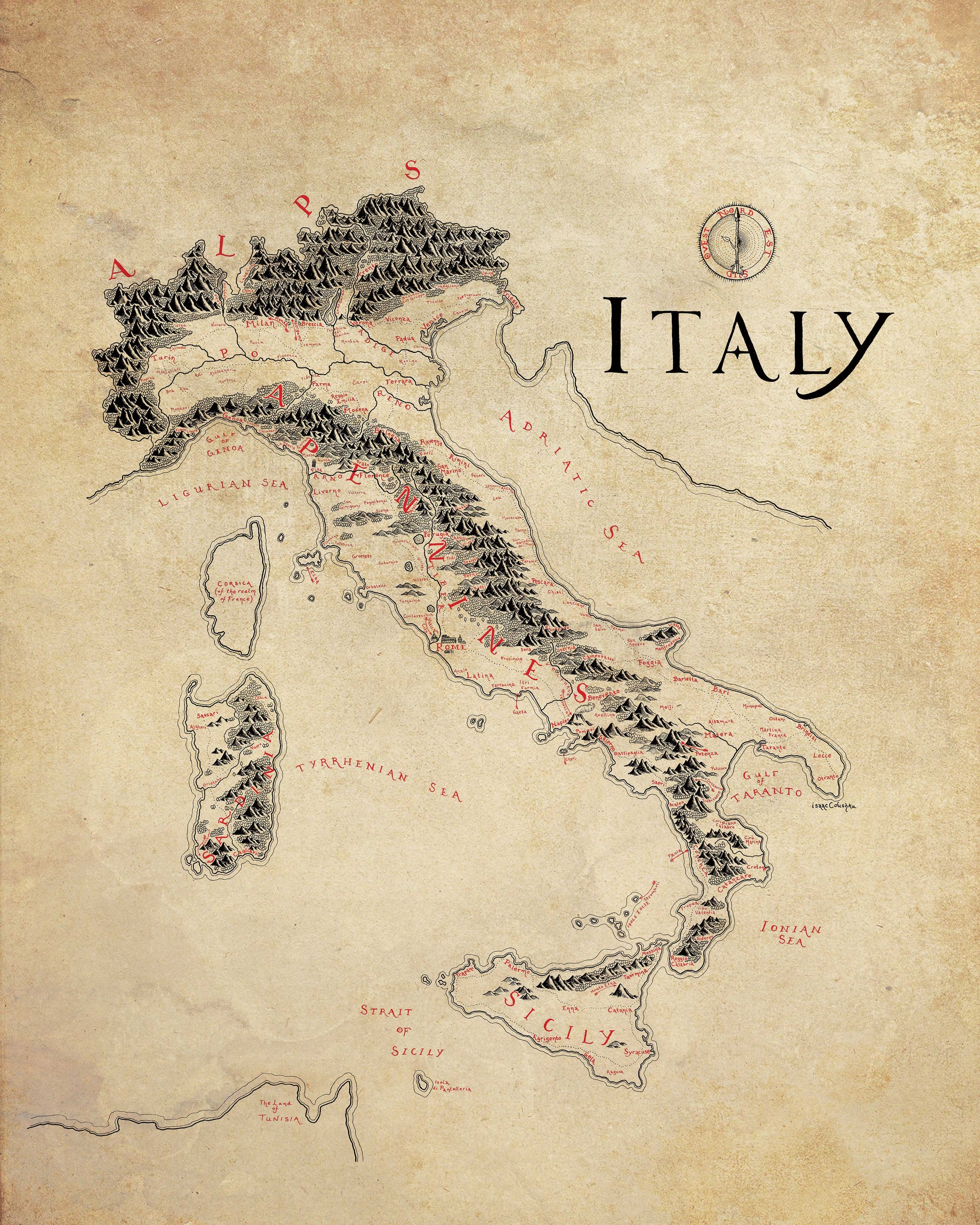 Italy Map – Lord of Maps