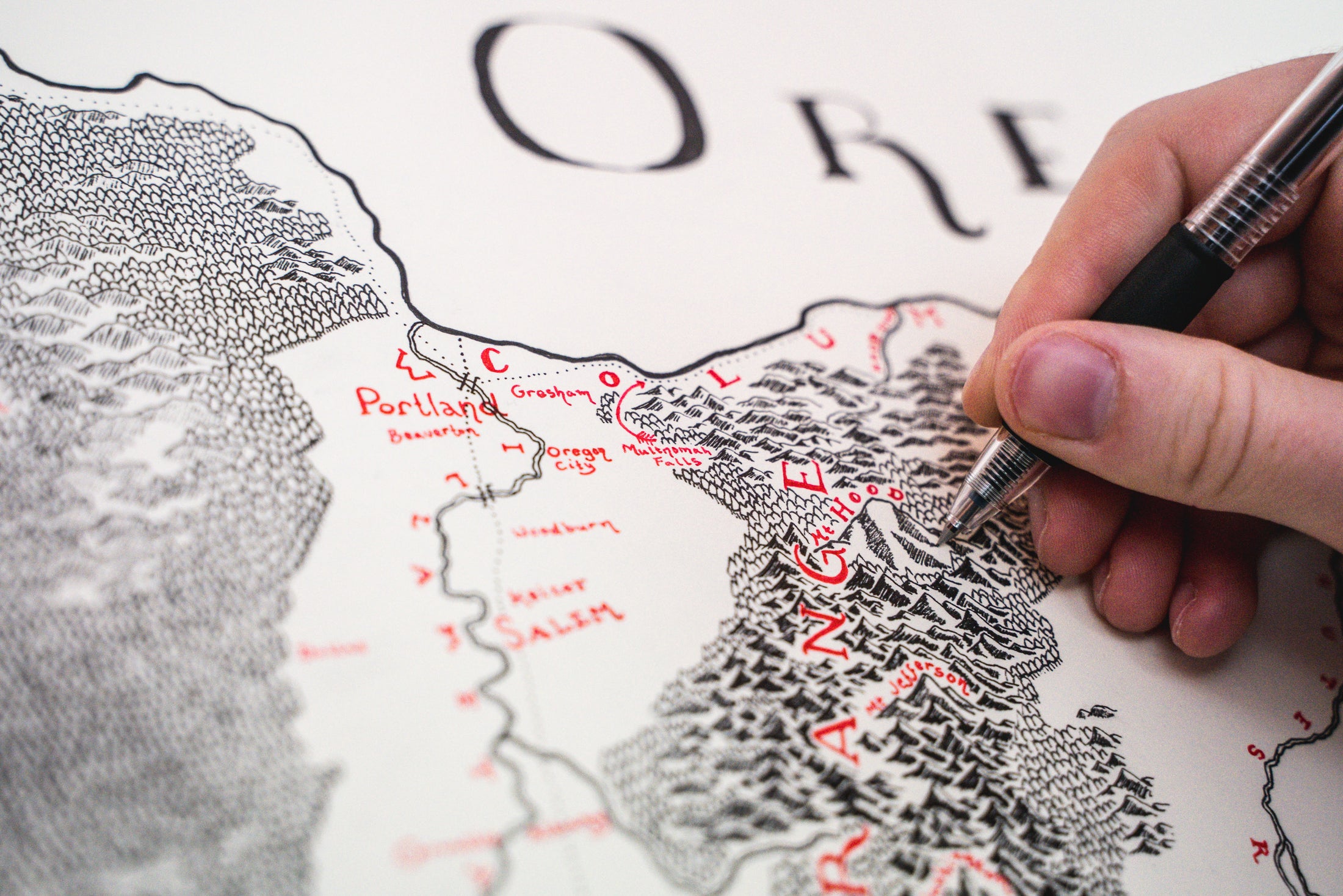 Oregon Map – Lord of Maps