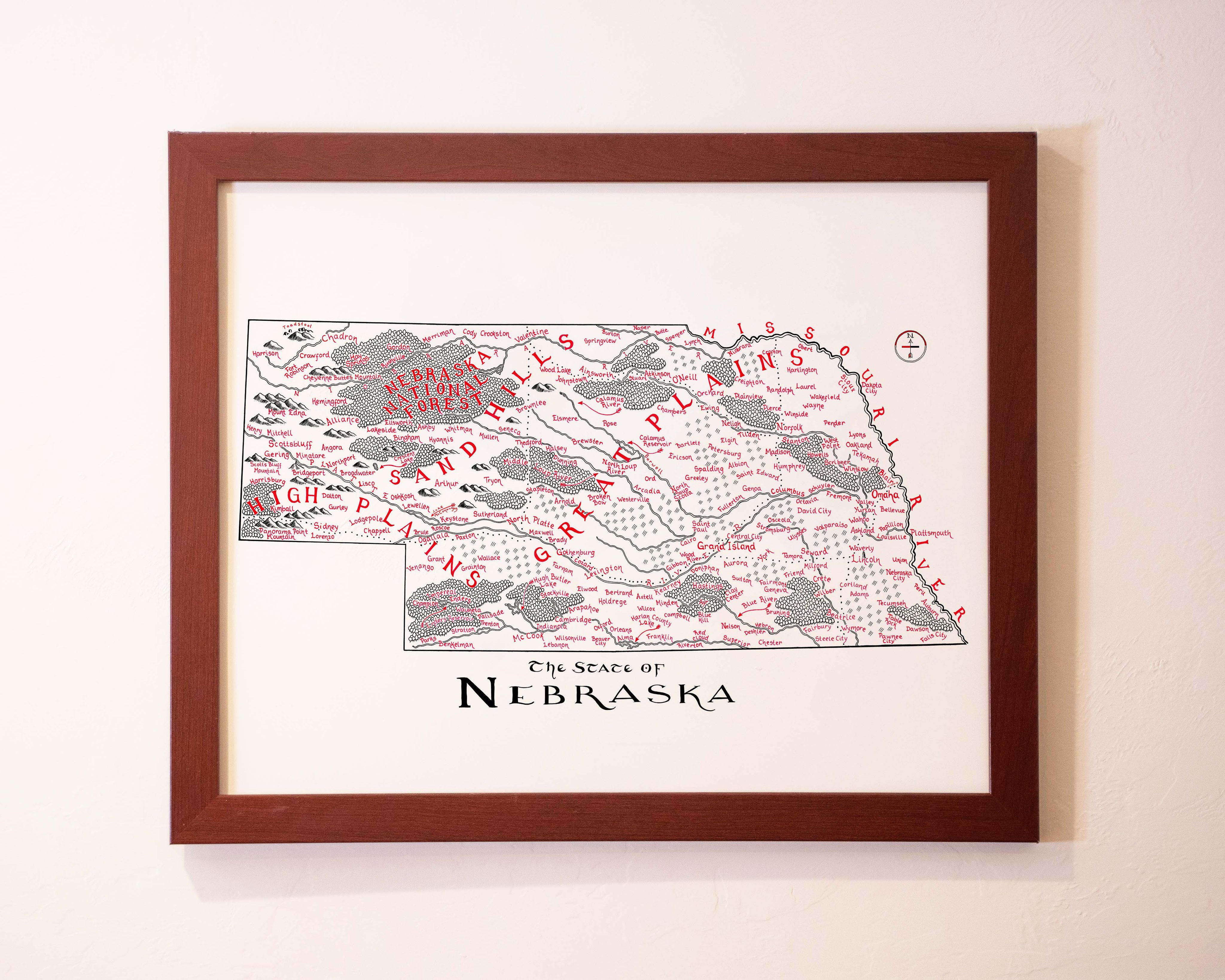 Nebraska Map – Lord of Maps