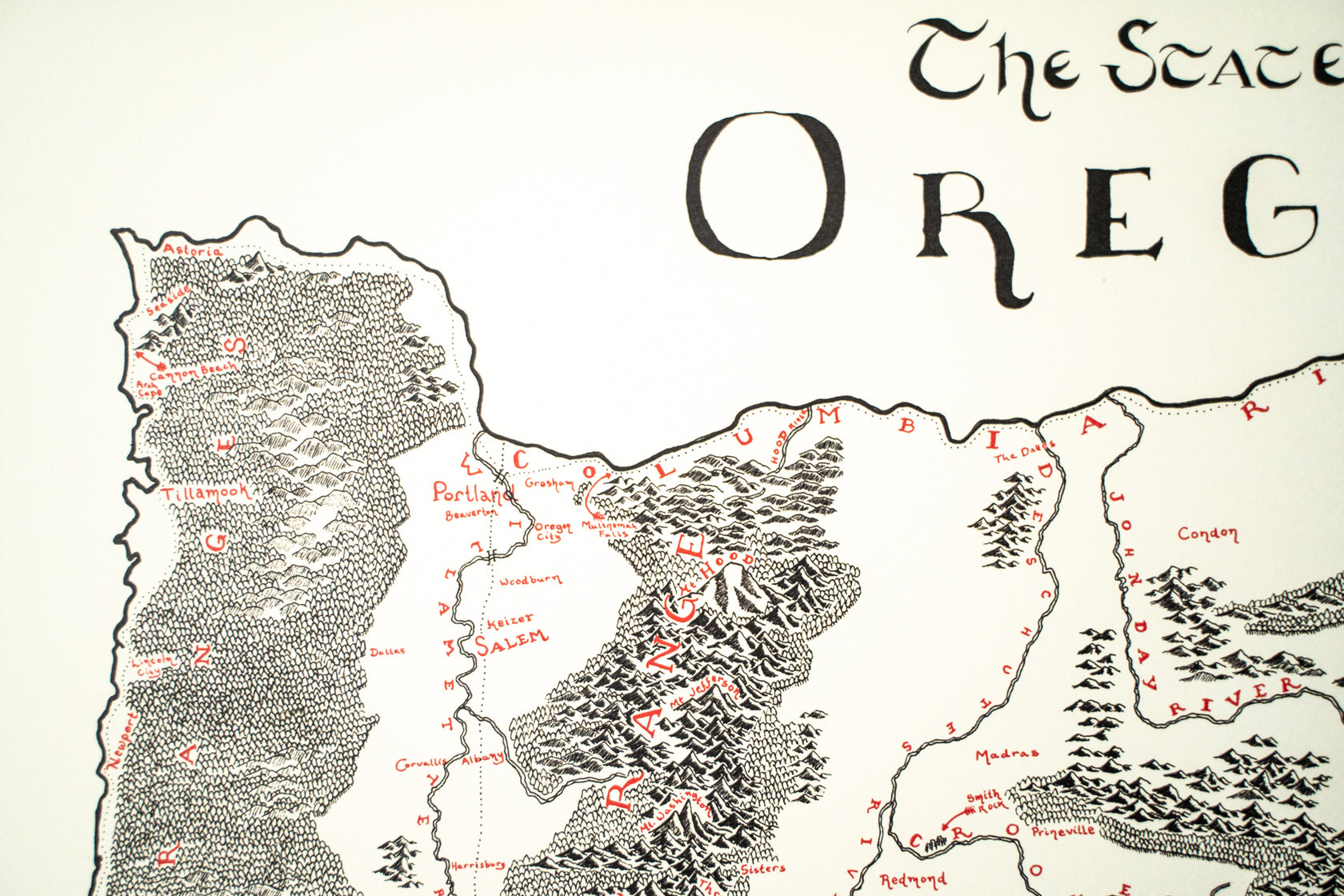 Oregon Map – Lord of Maps