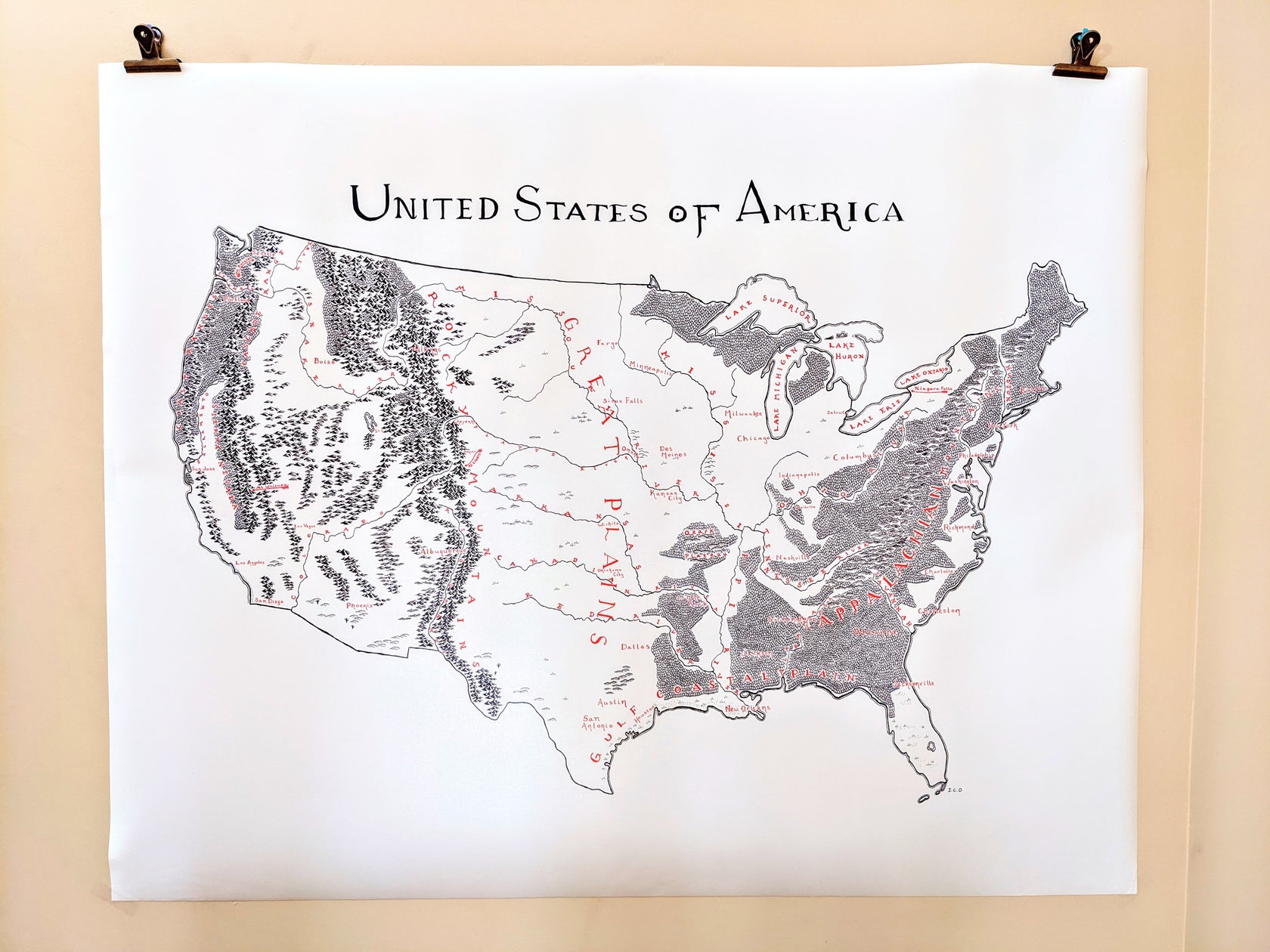 Oversized Canvas Maps – Lord of Maps