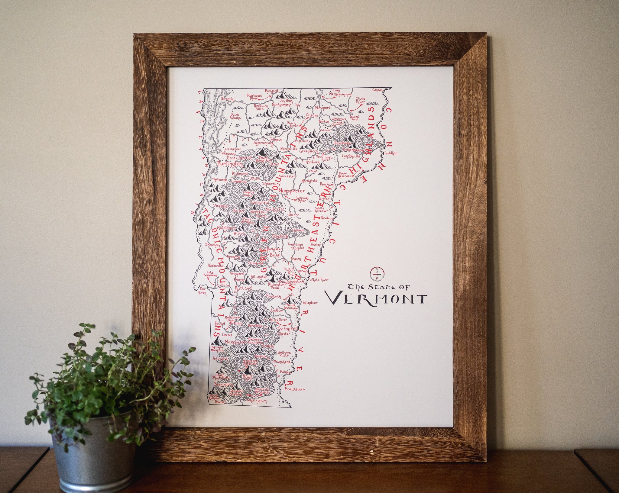 Vermont Map – Lord of Maps