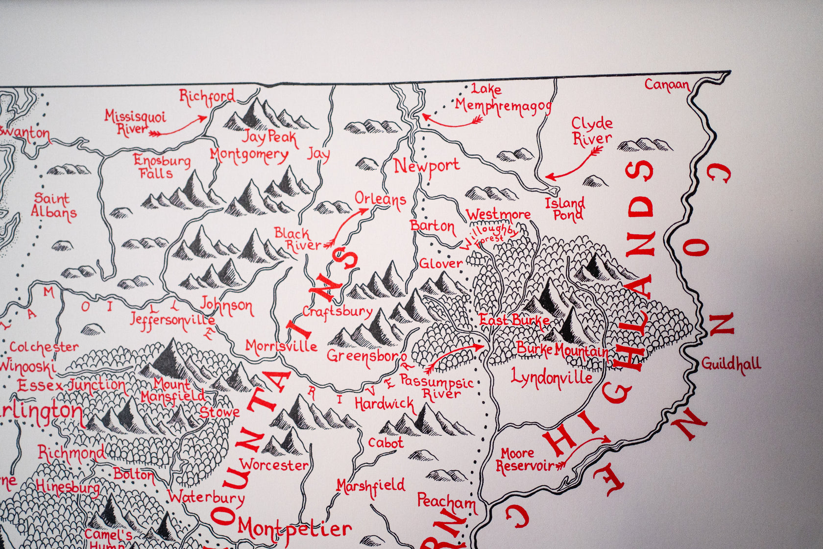 Vermont Map – Lord of Maps