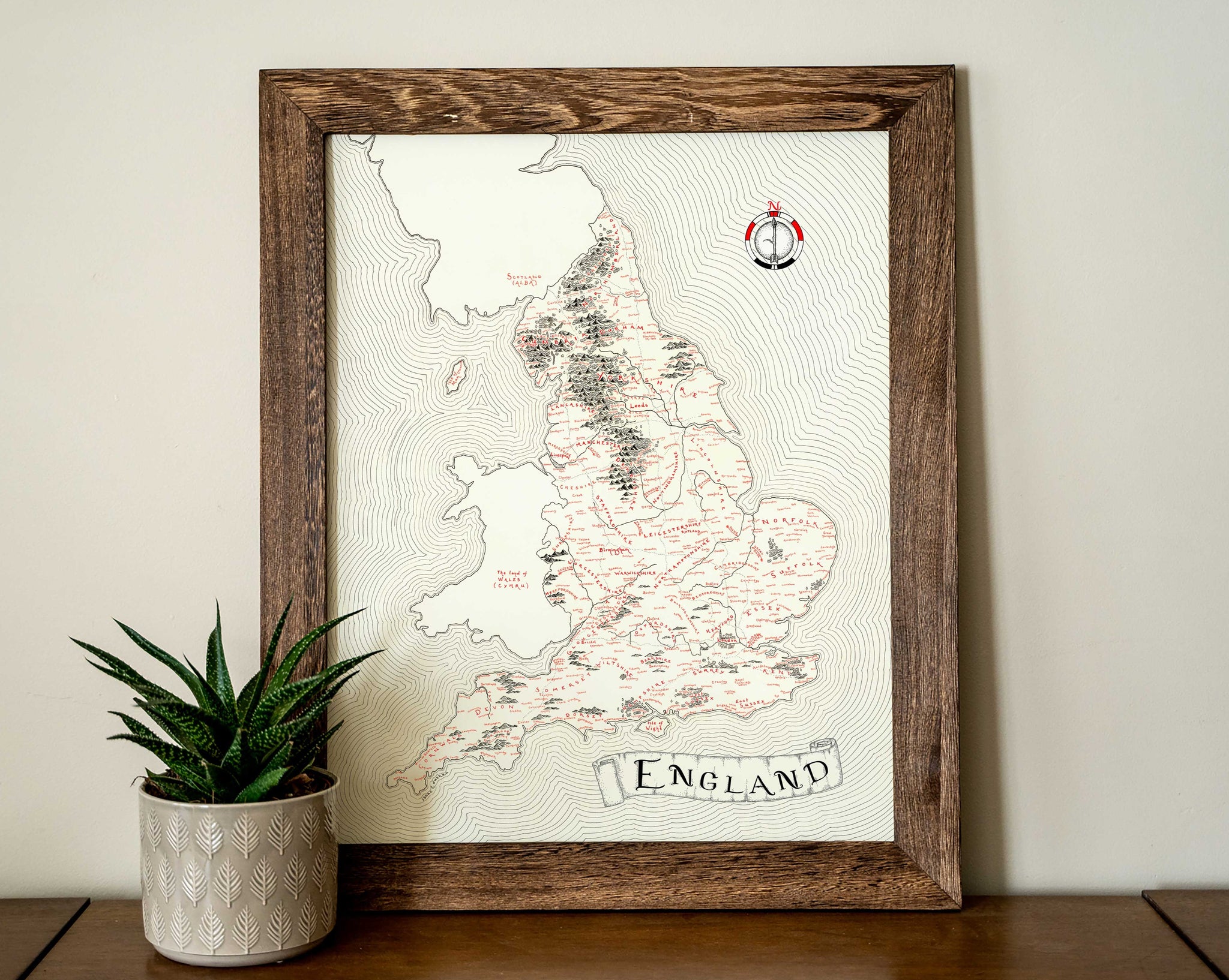 England Map – Lord of Maps