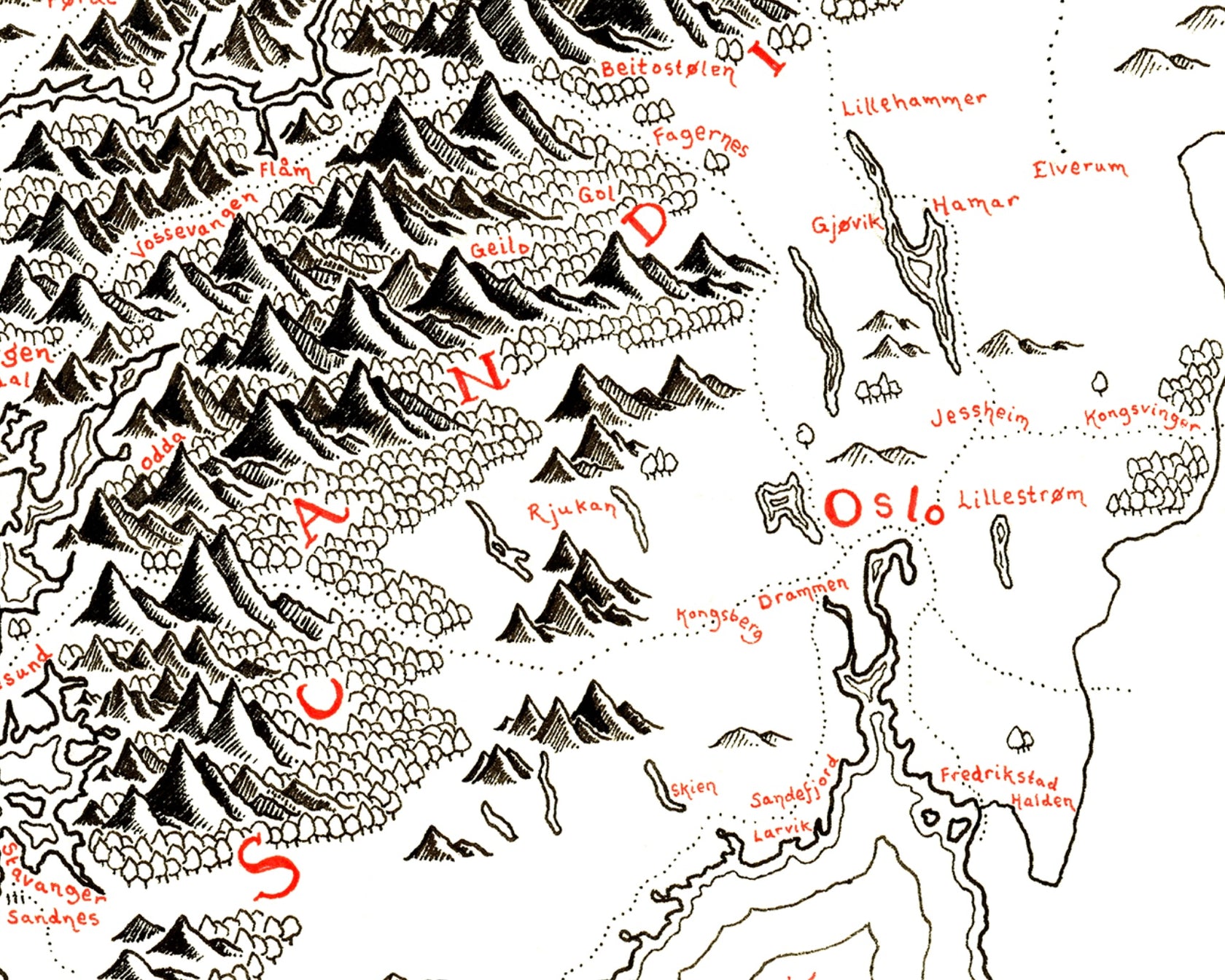 Norway Map – Lord of Maps