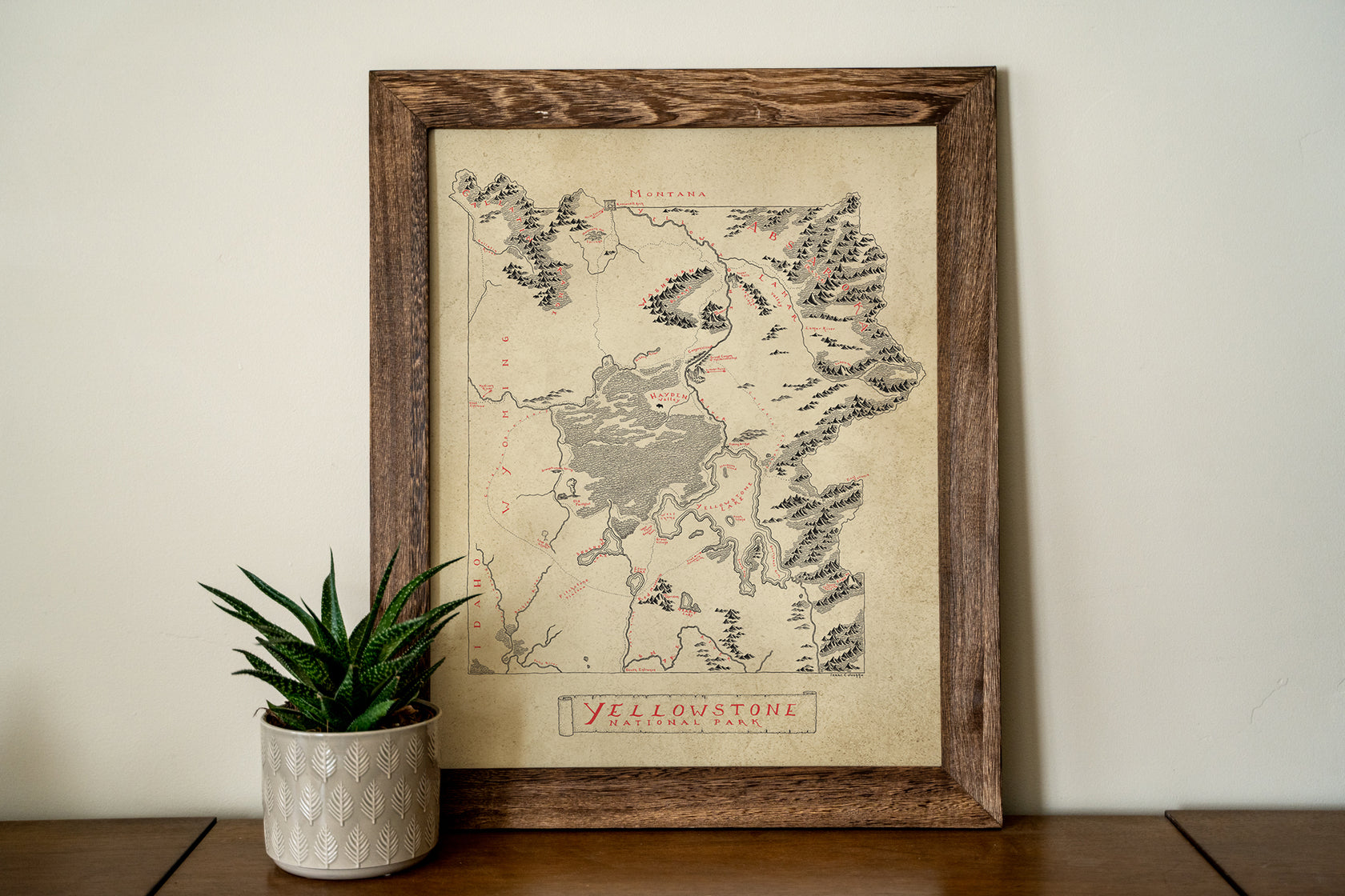 Yellowstone National Park Map – Lord of Maps