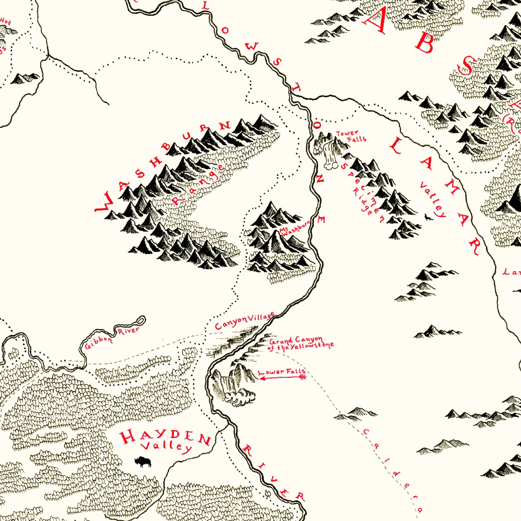 Yellowstone National Park Map – Lord of Maps