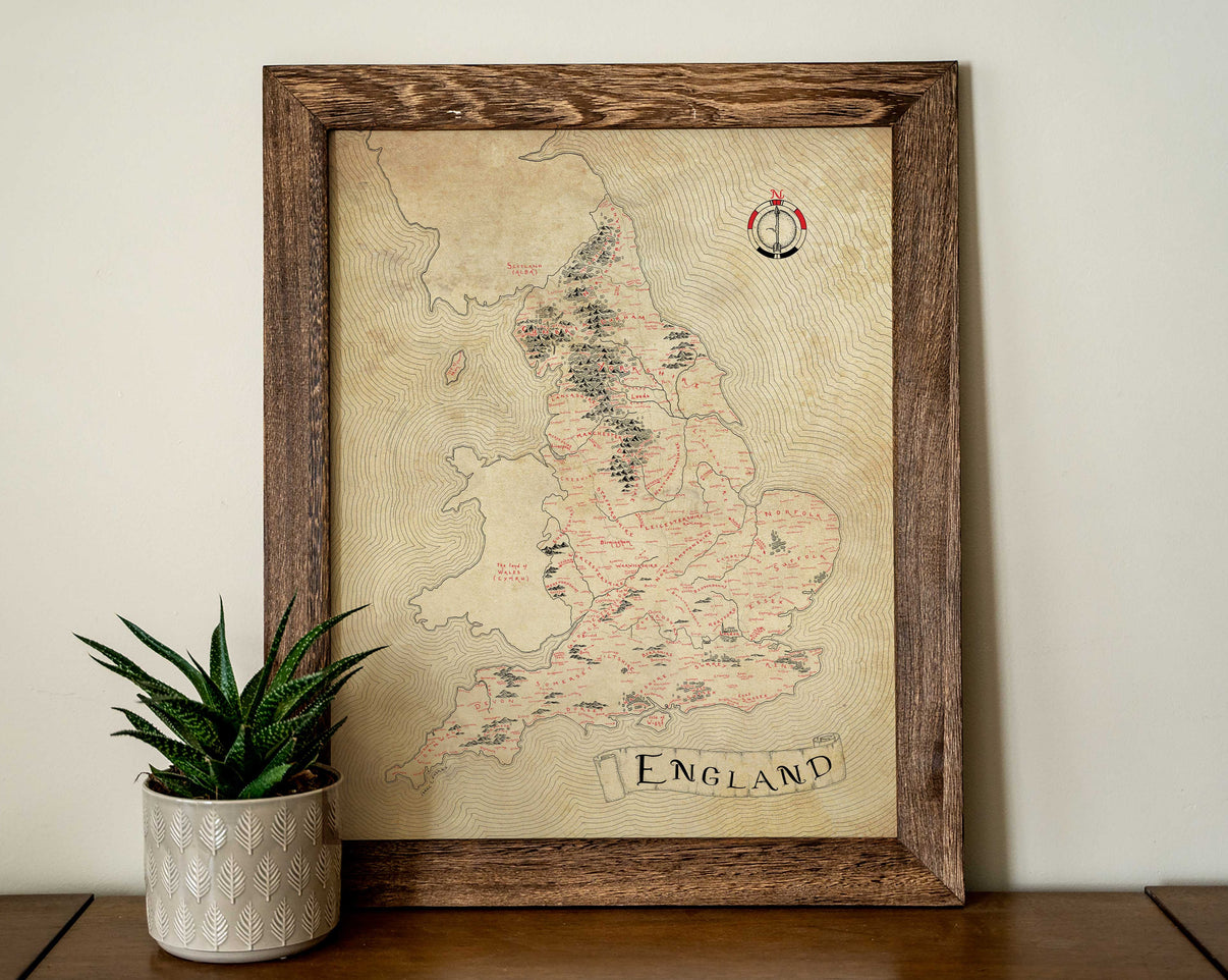 England Map – Lord of Maps